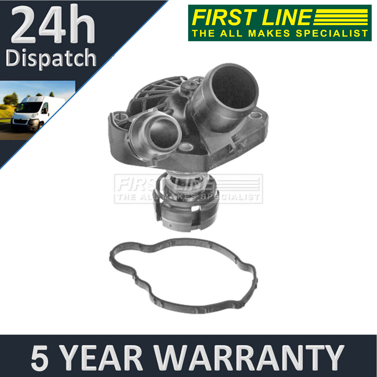 Fits Mini Cooper One Clubman Countryman First Line Thermostat Coolant ...