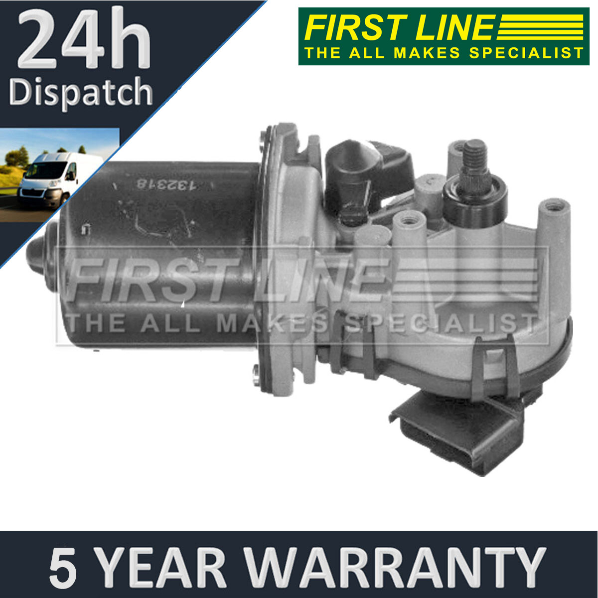 Fits Qashqai 1.5 dCi 1.6 2.0 First Line Front Windscreen Wiper Motor ...
