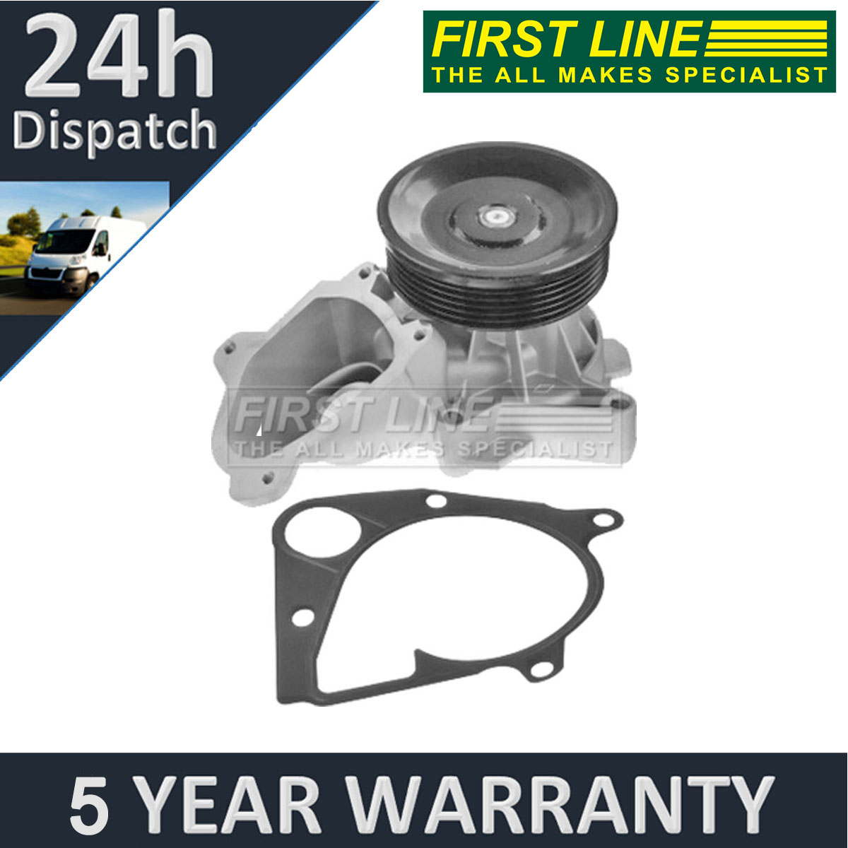 Fits BMW 3 Series 5 X3 2.0 D TD 3.0 First Line Water Pump 11517805808 ...