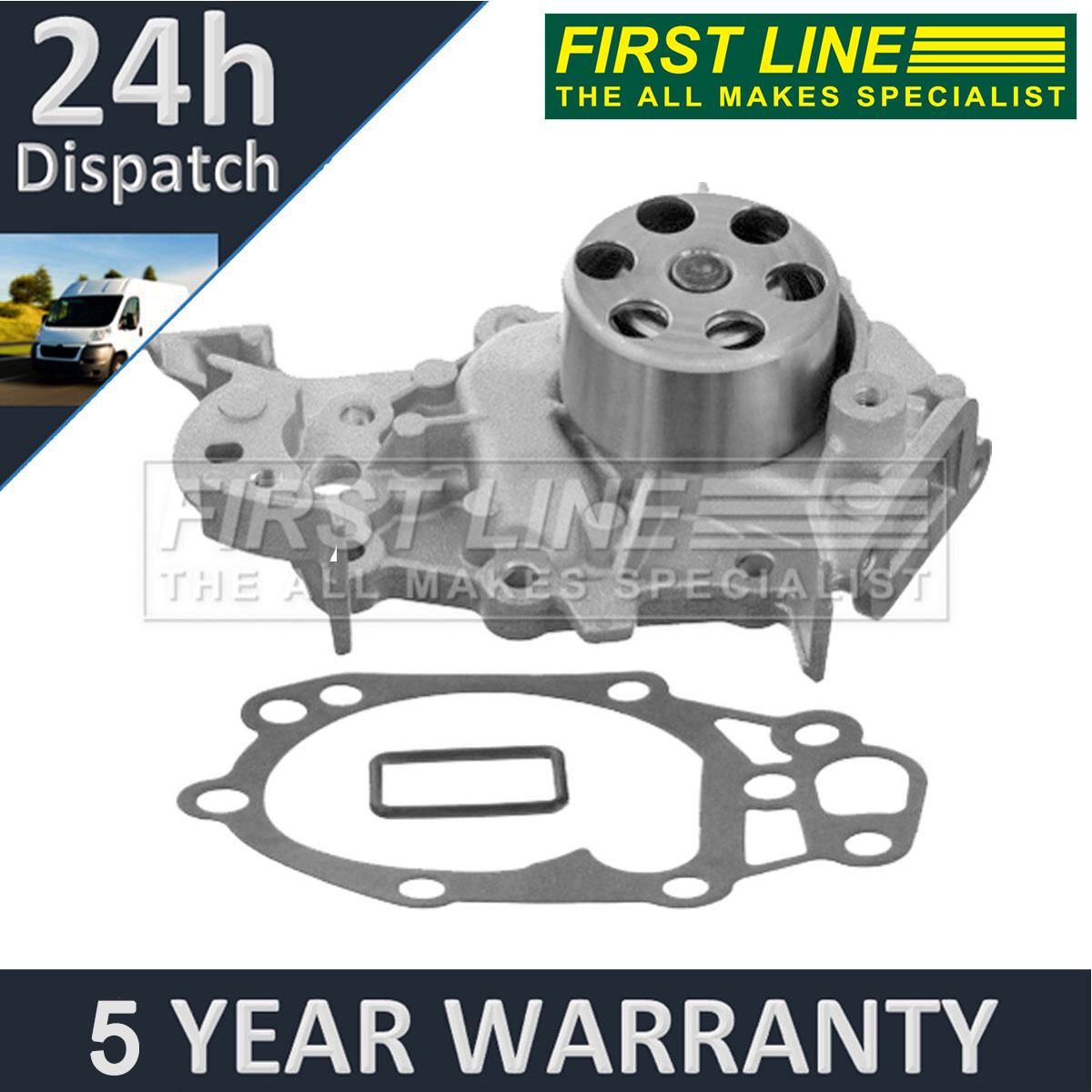 Fits Renault Clio 2003- Twingo 2003- 1.1 1.2 First Line Water Pump ...