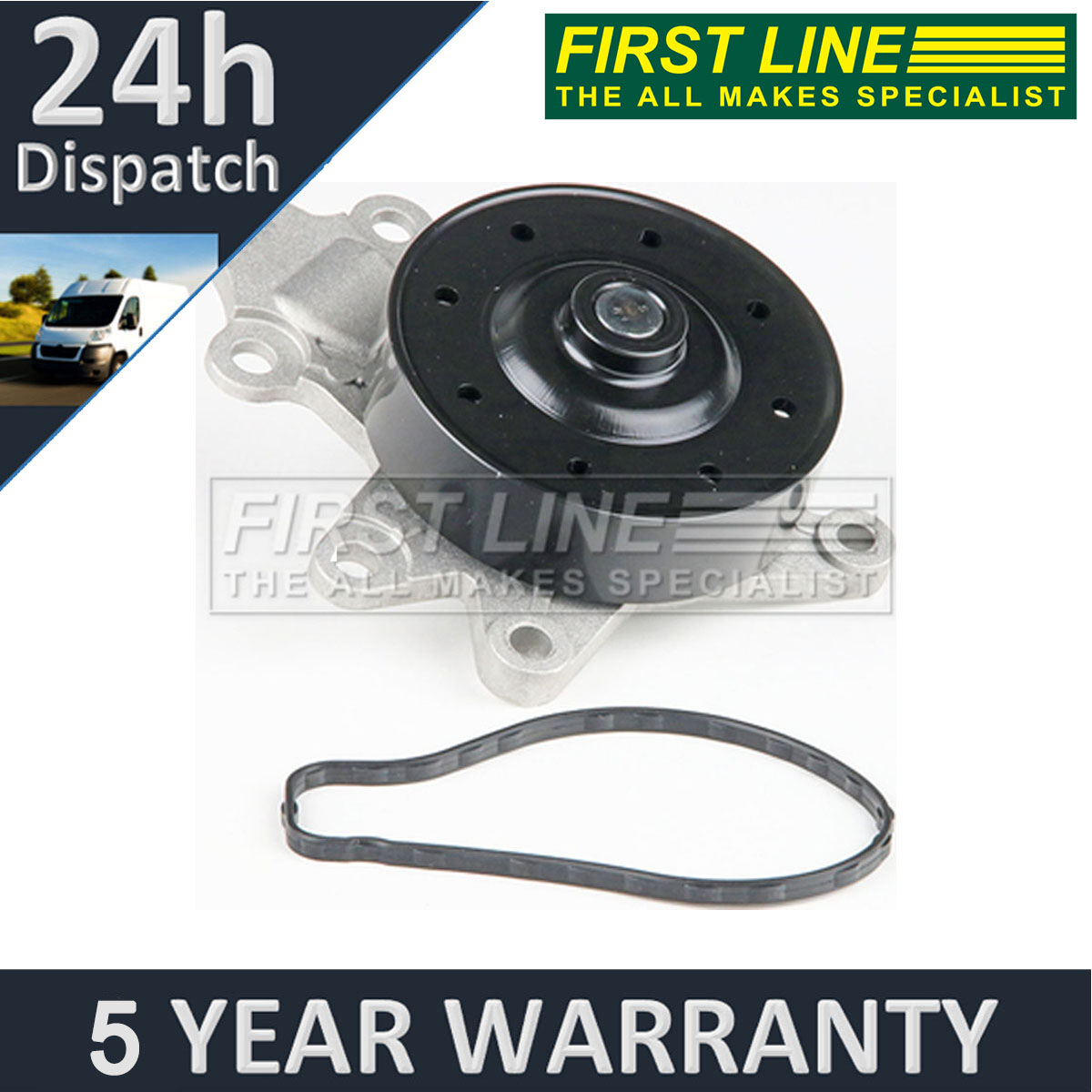 Fits Toyota Avensis C-HR Verso 1.8 2.0 First Line Water Pump 1610039565 ...