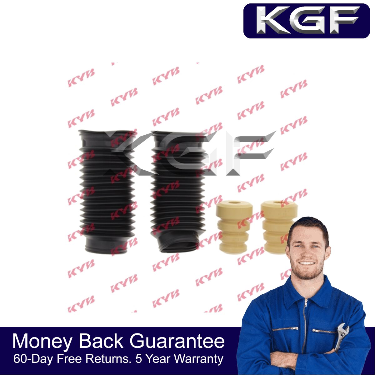 KGF Front Shock Absorber Dust Cover Kit Fits Vitara 1.6 1.9 DDiS 2.0 2. ...