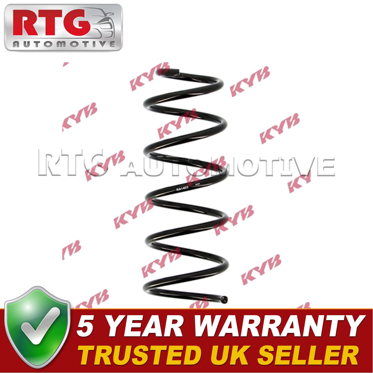 RTG Front Coil Spring Fits BMW i3 2013- 0.6 Electric 31336867117 ...