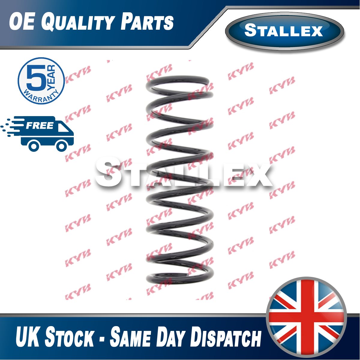 Fits Ford Mondeo 2000-2007 + Other Models Stallex Rear Coil Spring #1 ...