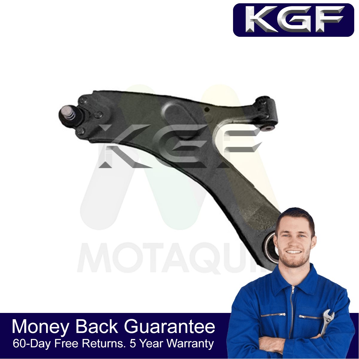 KGF Front Left Lower Track Control Arm Fits Peugeot 2008 Vauxhall Mokka ...