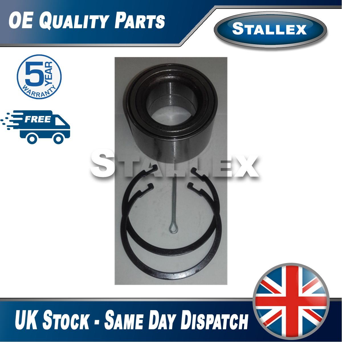 Passend für Nissan Almera 2003-2005 Radlager-Kit vorne Stallex ...