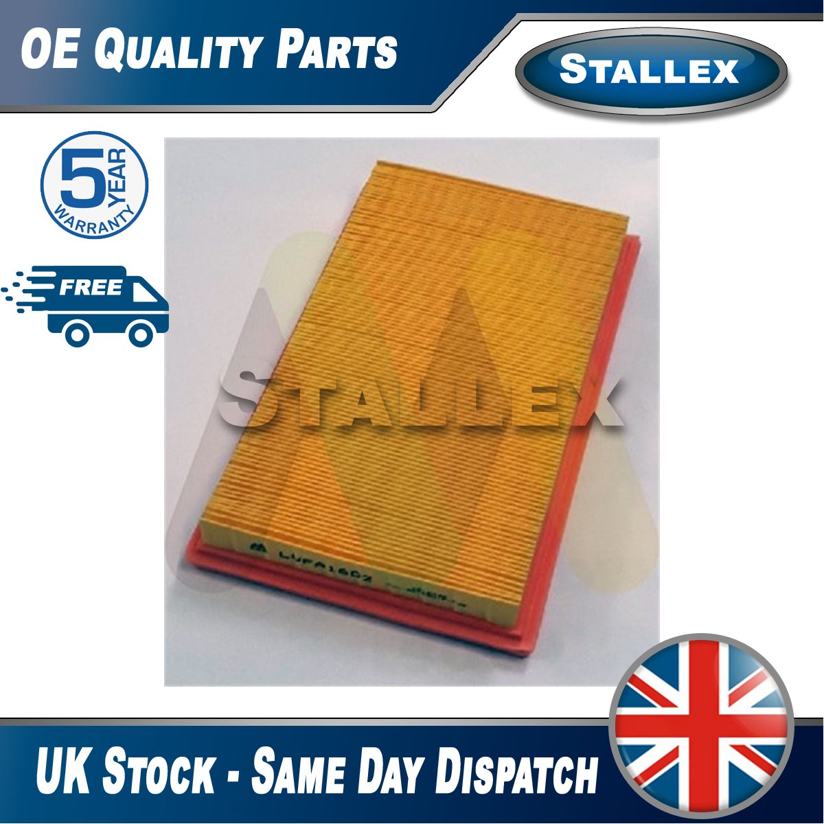 Fits Suzuki SX4 2013- 1.6 Air Filter Stallex 1378061M00000 1378061M00 ...