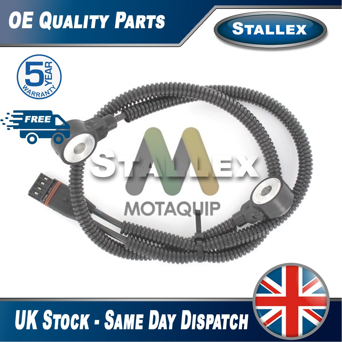 Fits BMW Z4 2010-2016 3.0 3.4 4.0 4.4 Knock Sensor Stallex 7566786 ...
