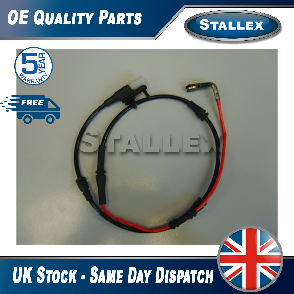 Fits Land Rover Range Sport Discovery Brake Pad Wear Sensor Rear ...