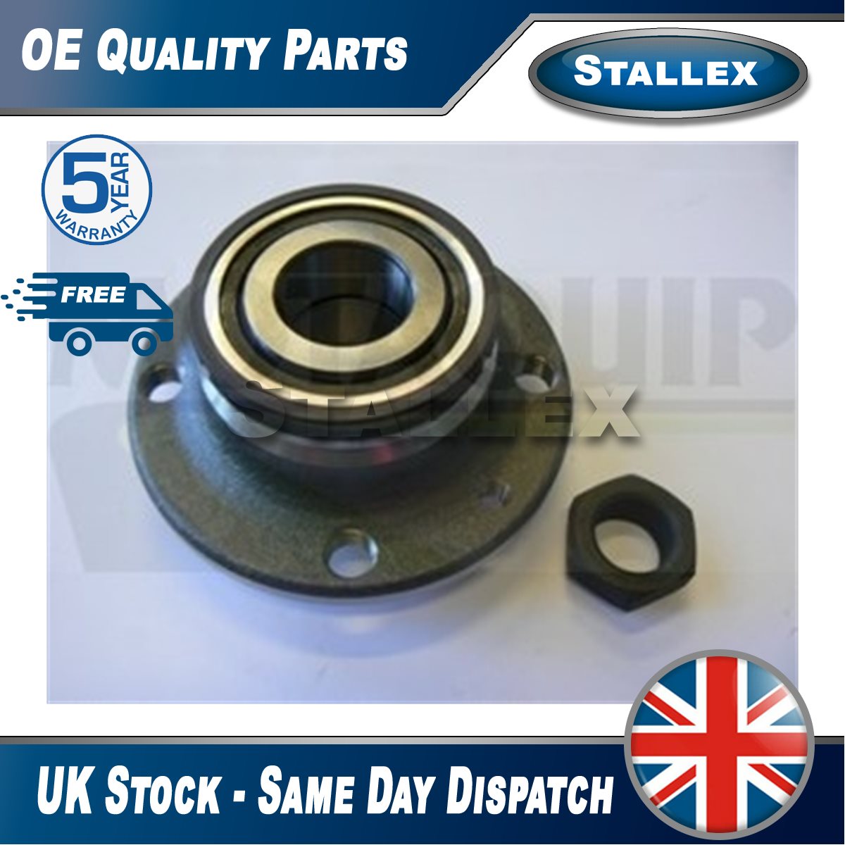Fits Fiat Stilo 2003-2008 Wheel Bearing Kit Rear Stallex 71736330 | eBay