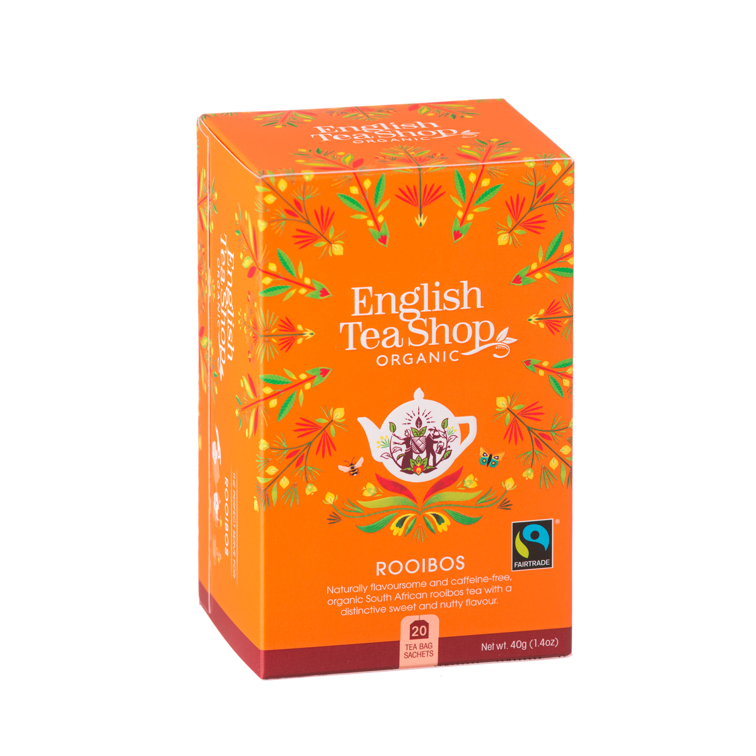 English Tea Shop | Tè Rooibos Confezione 20 Bustine | The Rilassante ...