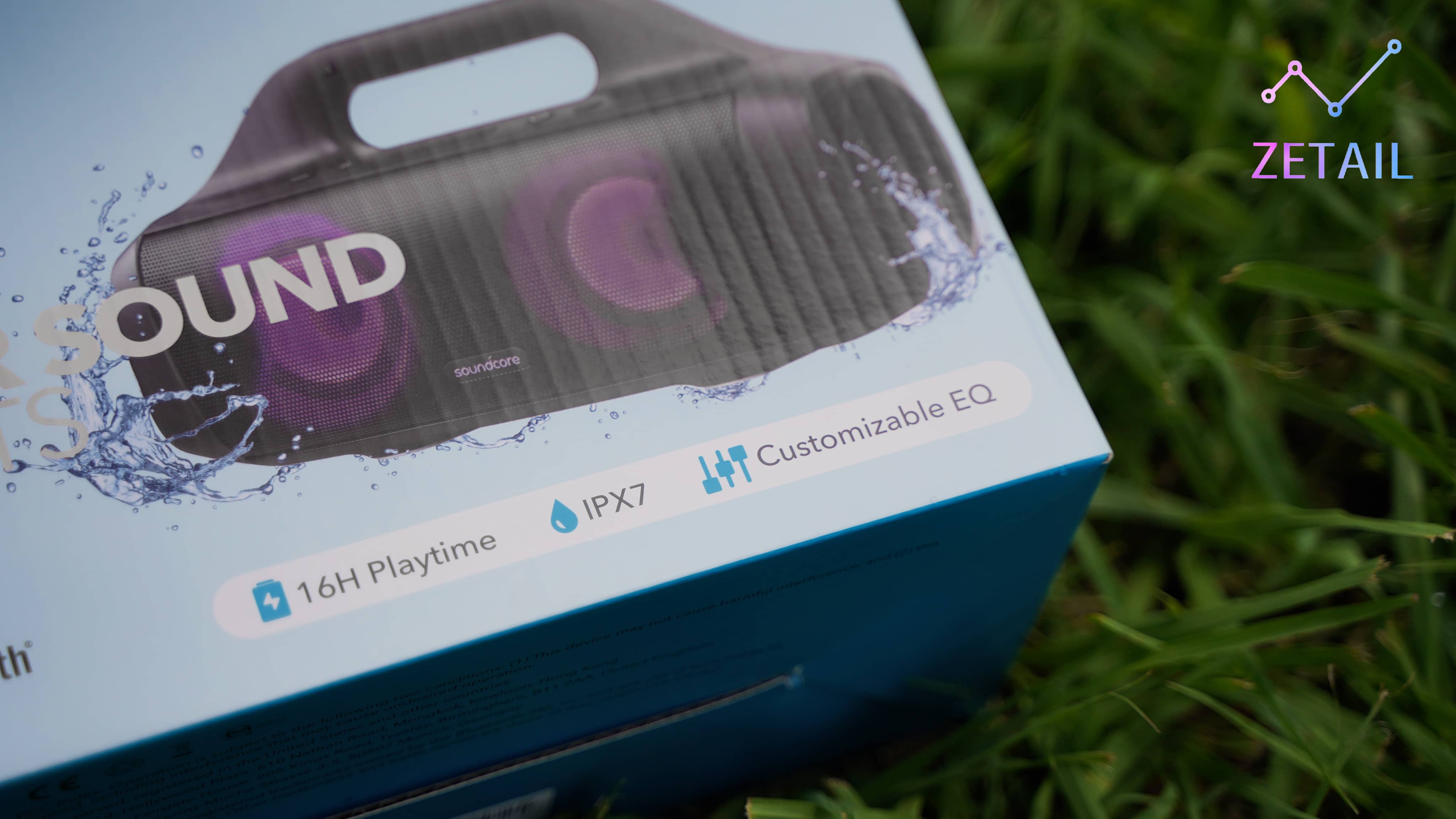 Soundcore Select Pro 戶外防水藍牙喇叭 開箱評測：IPX7 防水、重低音、LED 燈效，來場有「聲」有「色」的戶外音樂饗宴 ...